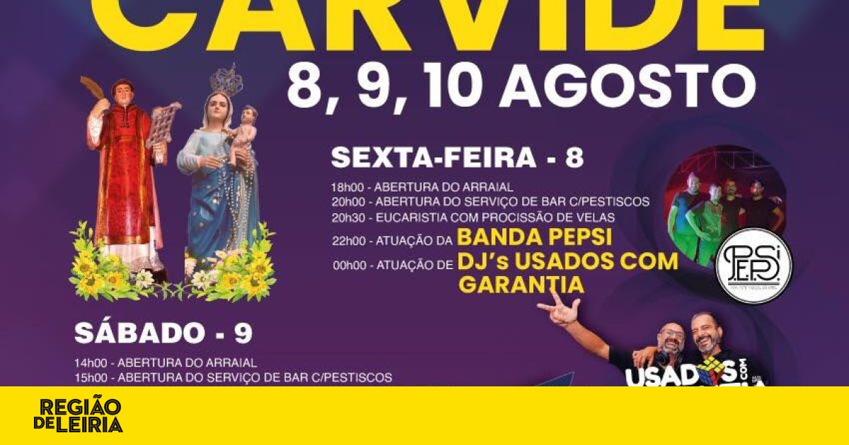 Festas em honra de São Lourenço e Nossa Senhora do Rosário em Carvide ...