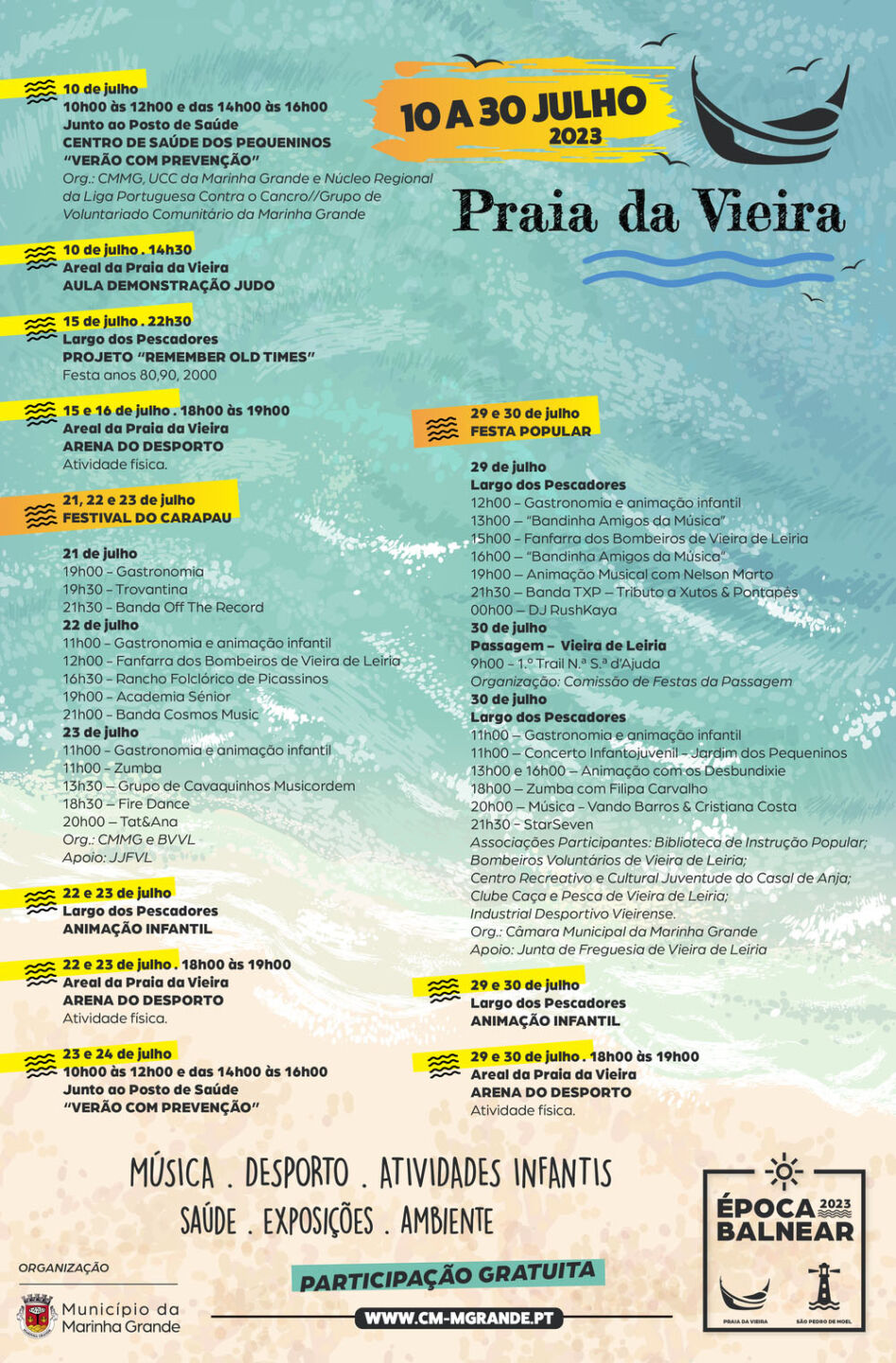 Festa Popular na Praia da Vieira – Região de Leiria