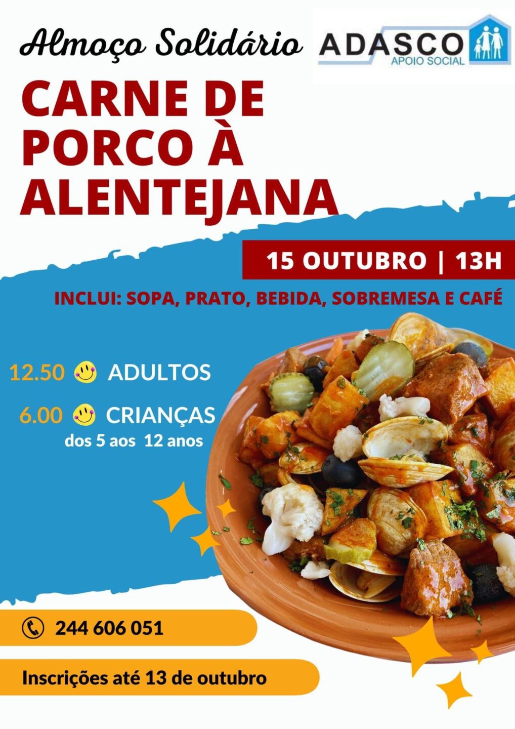 Almoço Solidário da ADASCO – Região de Leiria