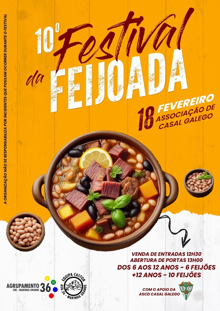 10º Festival da Feijoada na Associação de Casal Galego – Região de Leiria