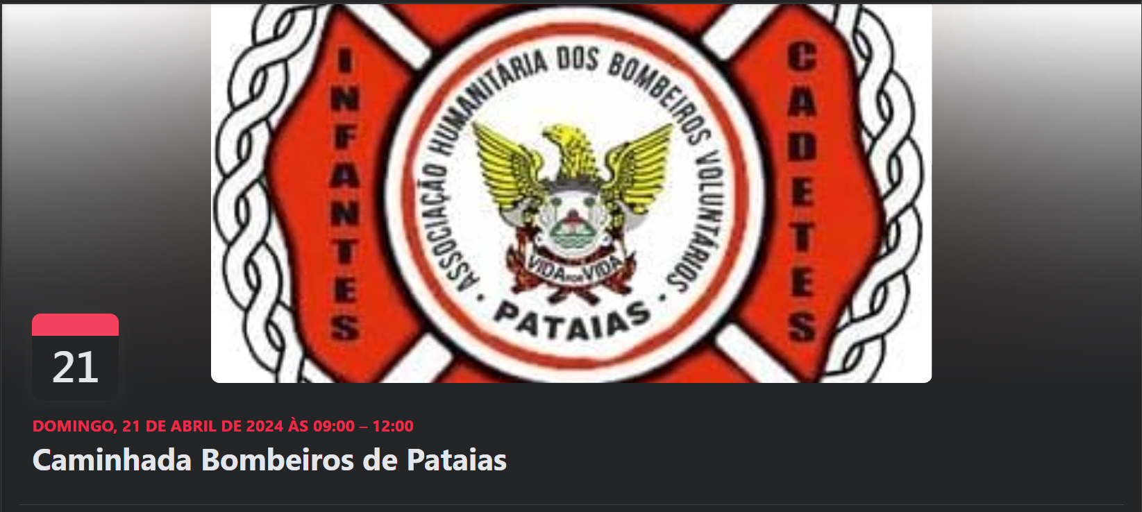 Caminhada Bombeiros de Pataias – Região de Leiria