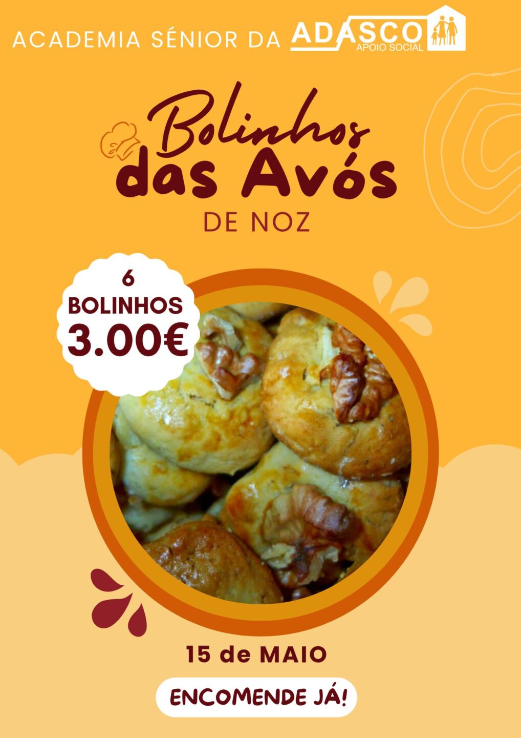 Bolinhos das avós na ADASCO – Região de Leiria