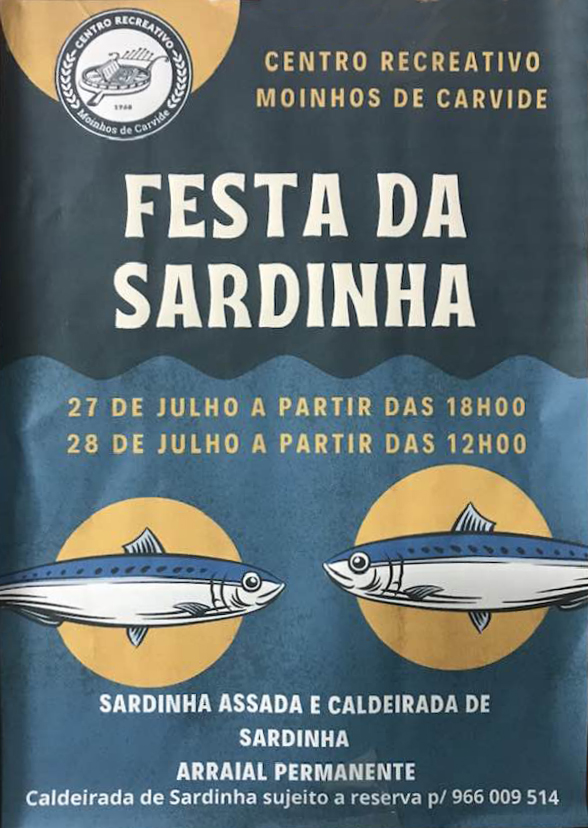 Festa da Sardinha no Centro Recreativo de Moinhos de Carvide – Região ...