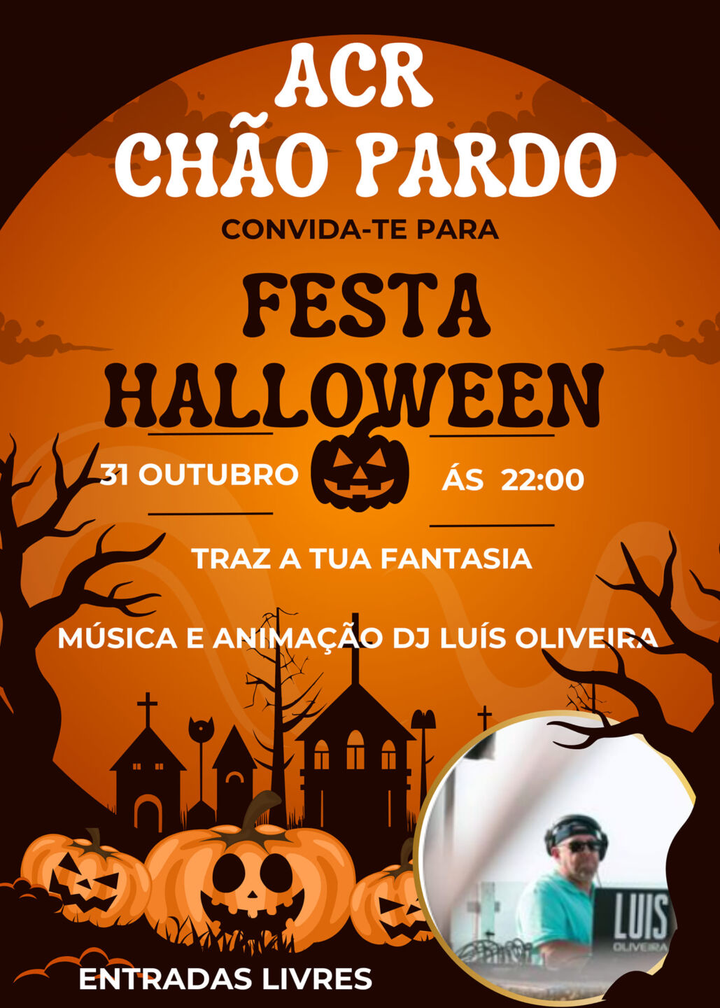 Festa de Halloween em Chão Pardo – Região de Leiria