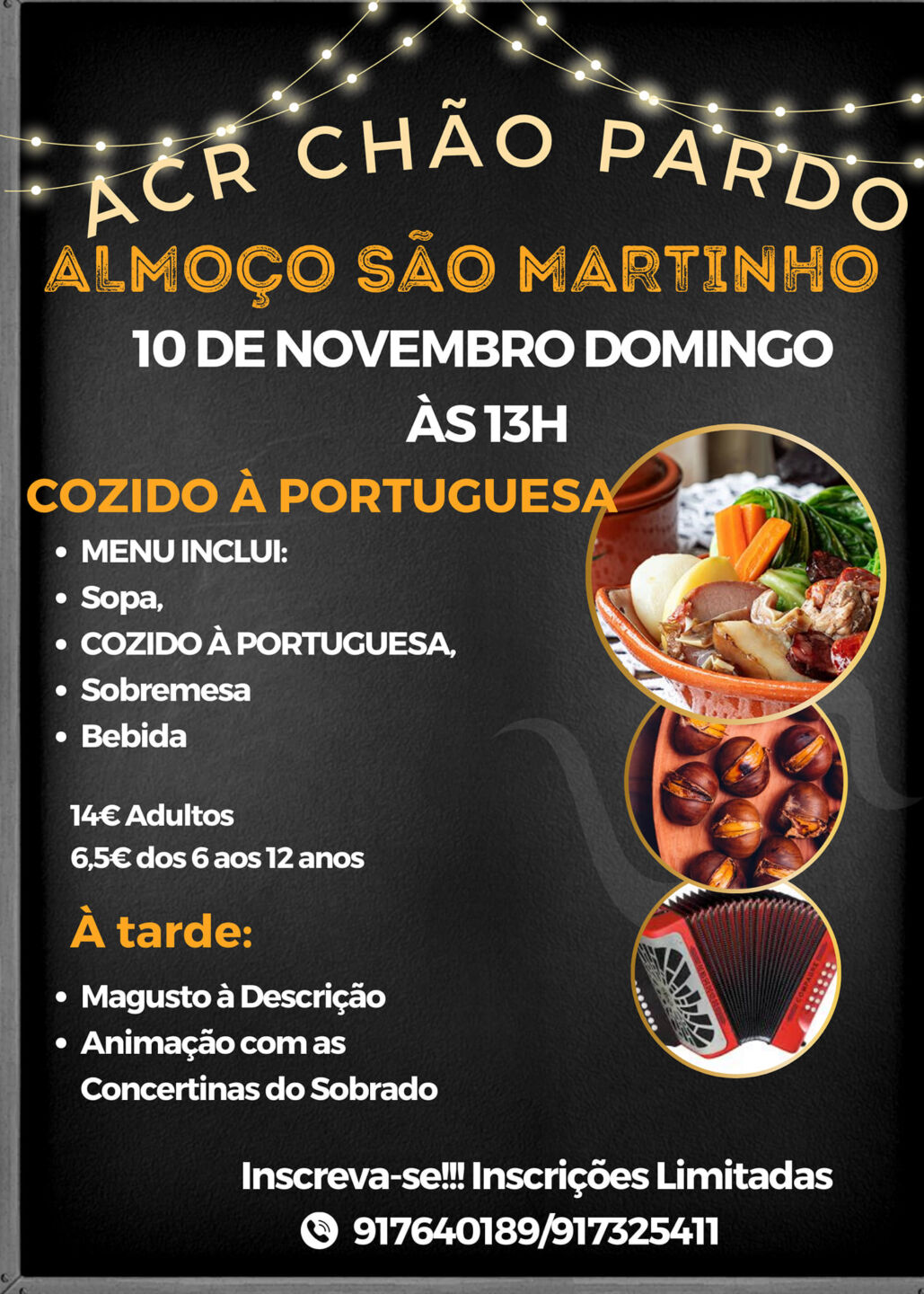 Almoço de São Martinho em Chão Pardo – Região de Leiria