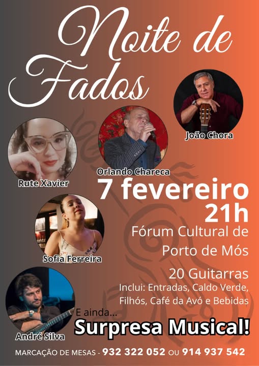 Noite de Fados em Porto de Mós - Região de Leiria
